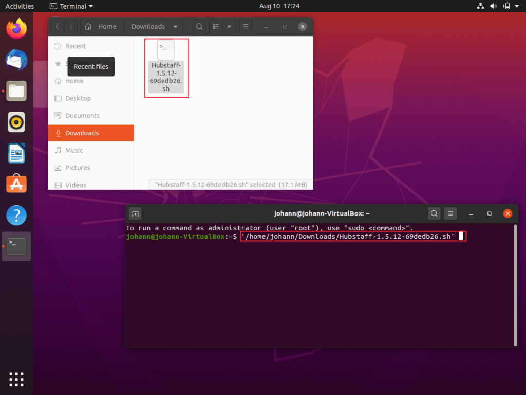 Install and Sign Into Hubstaff's Linux Desktop App